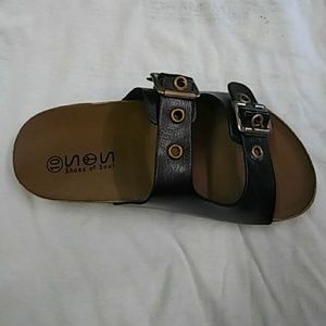 SOS | Shoes | New Black Color Slip On Sandals | Poshmark